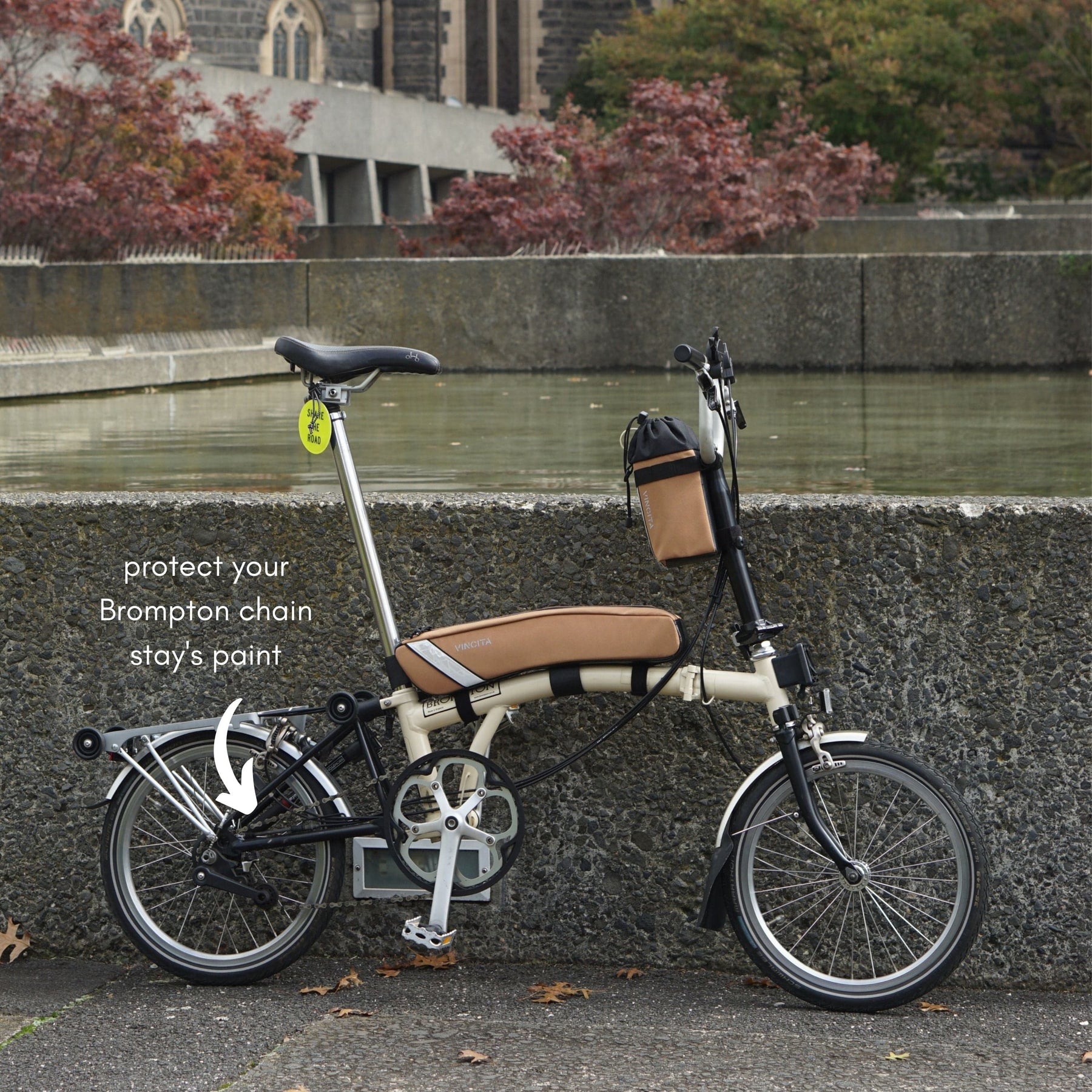 Carbon Fiber Chain Stay Protector For Brompton Bicycles – Vincita Co., Ltd.